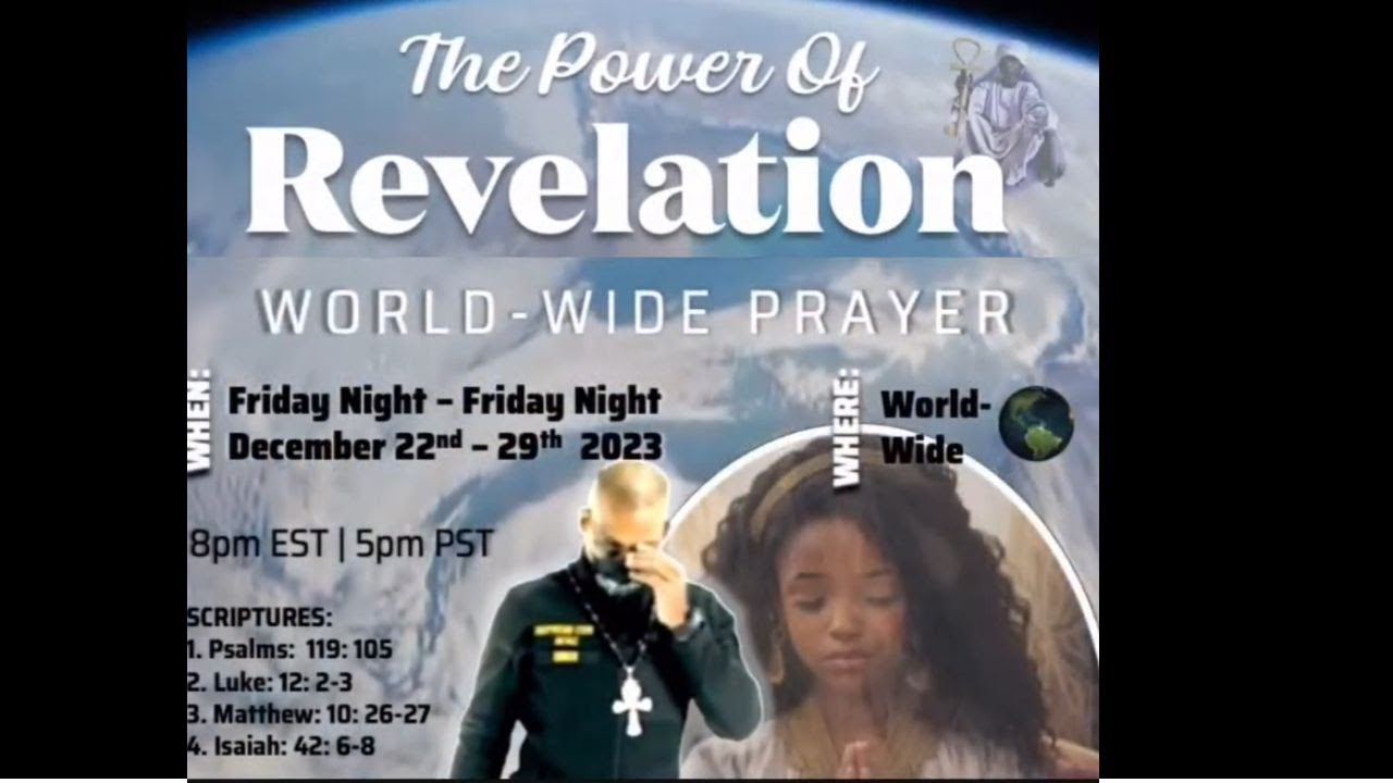Nights of Prayer World Wide For Dr John F Johnson aka The Grand Master ...