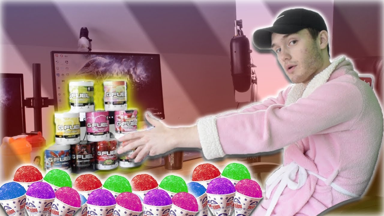 MAKING SNOW CONES WITH GFUEL!! | IM FREEZING!! - YouTube