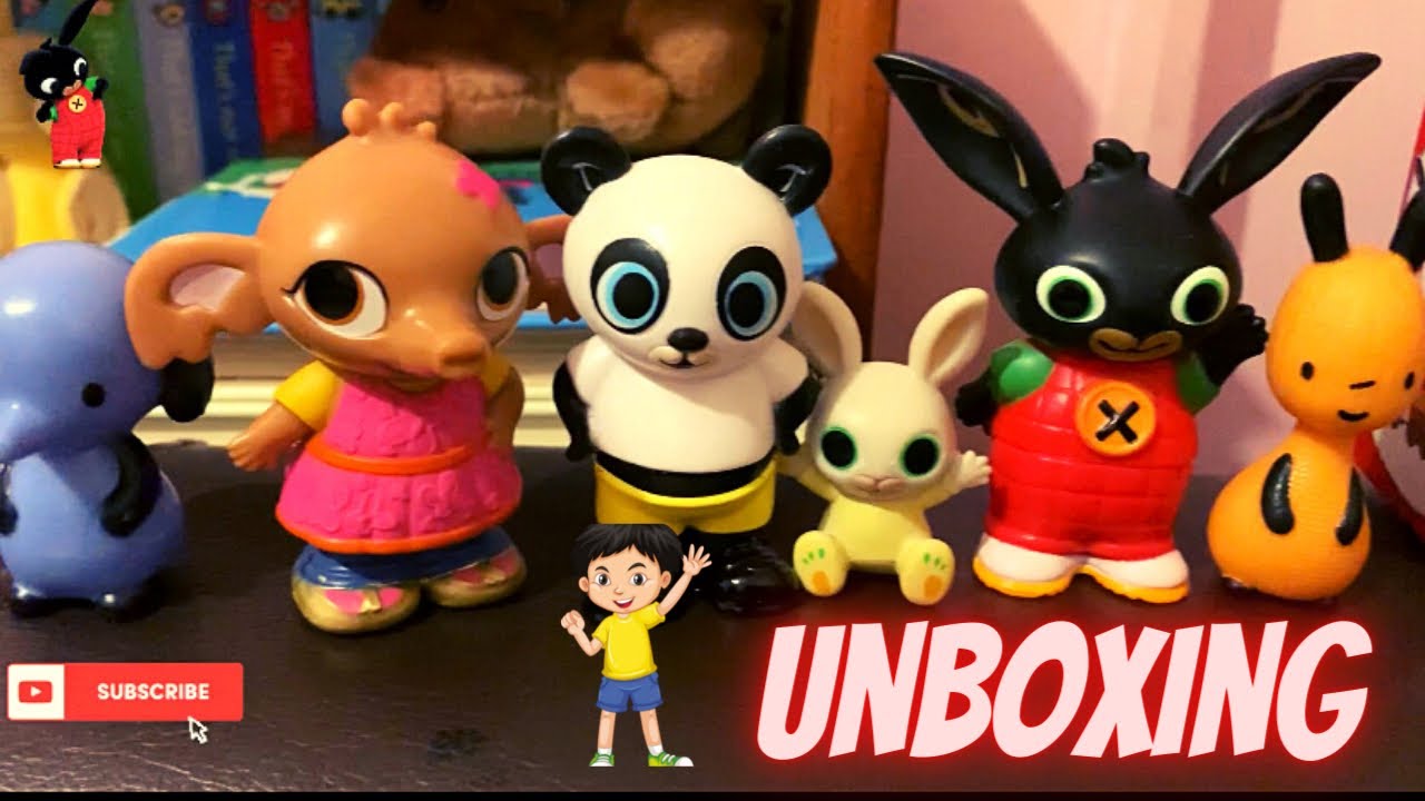 Unboxing ! Bing and friends FIGURES box #bing #forkids #unboxing - YouTube