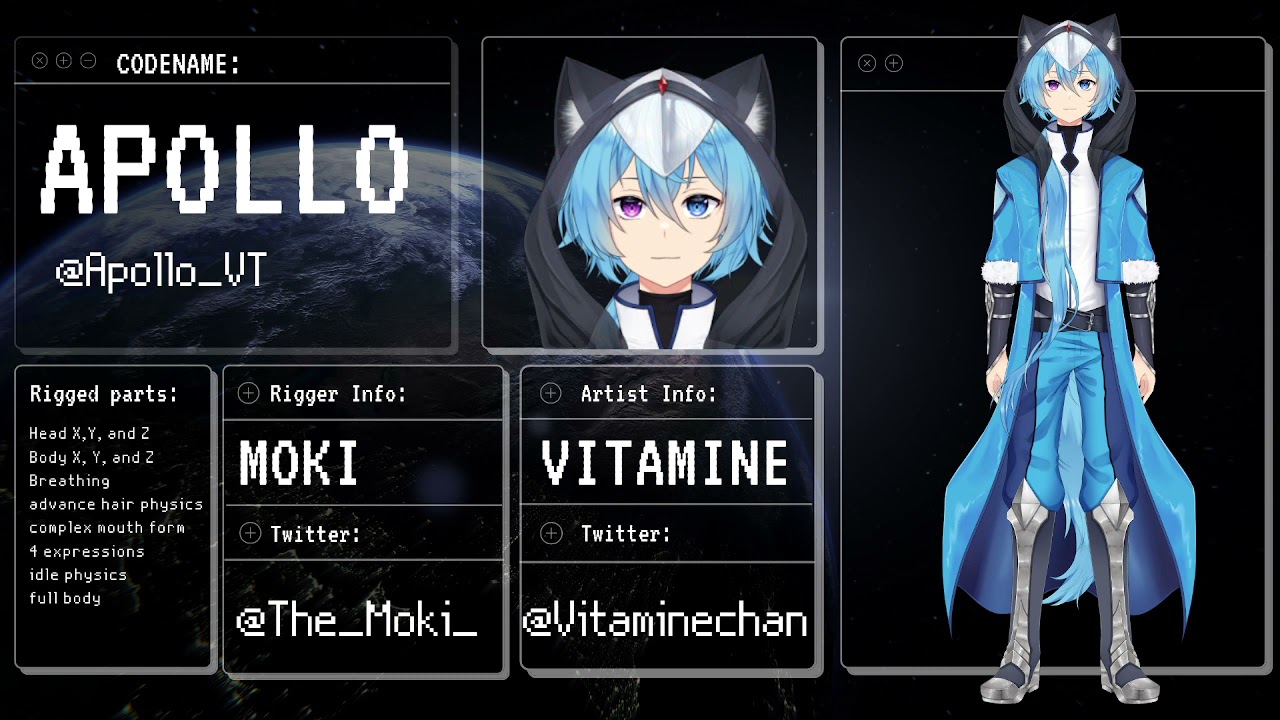 {Vtuber Showcase} Apollo the Husky V-Tuber - YouTube