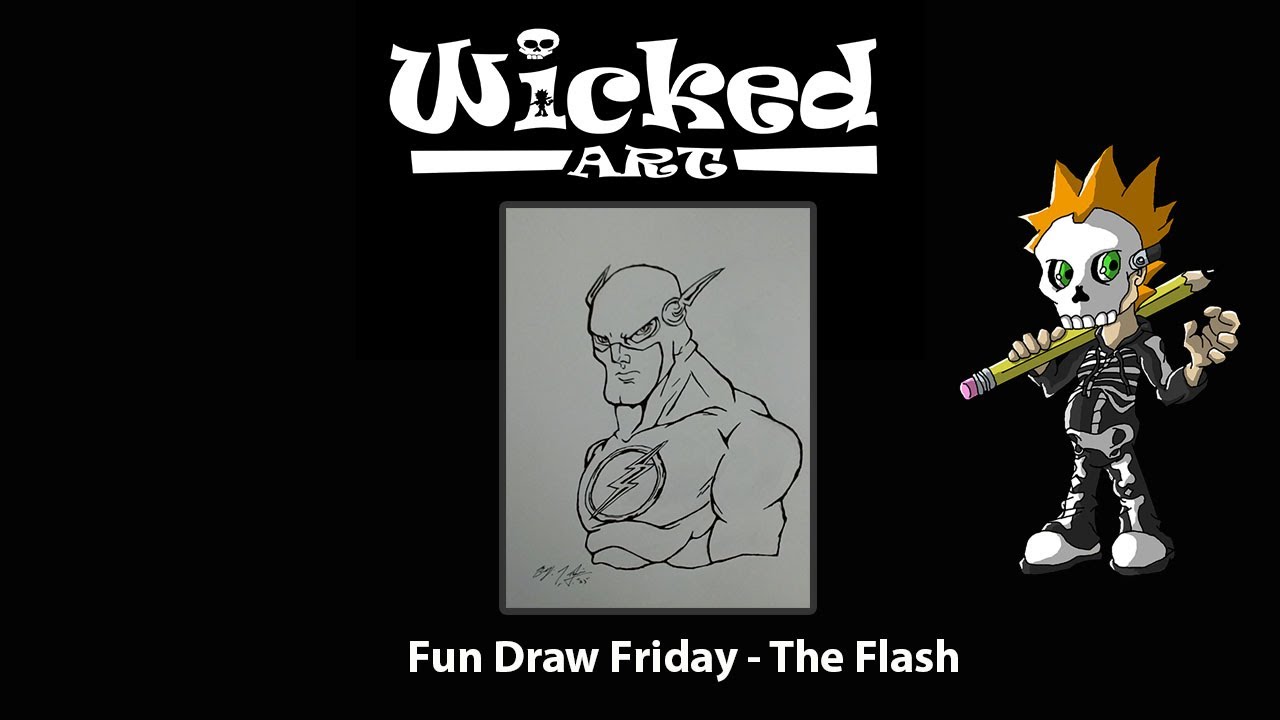 Fun Draw Friday - The Flash - YouTube