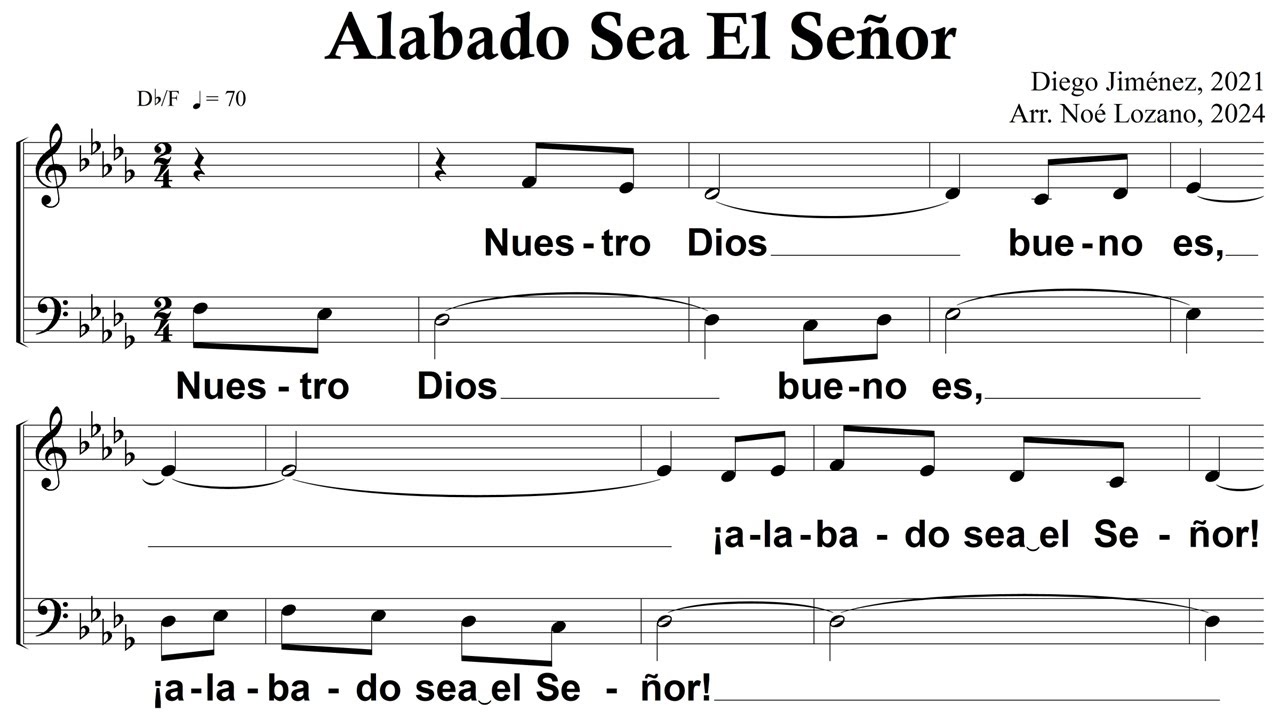 Alabado Sea El Señor - YouTube