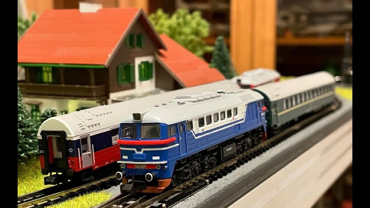 Fleischmann 725206 Scale N Diesel locomotive M62, RZD - YouTube