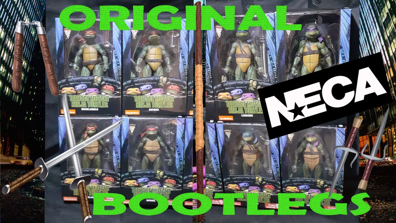 Diferencias Entre teenage ninja mutant turtles Neca Originales VS ...