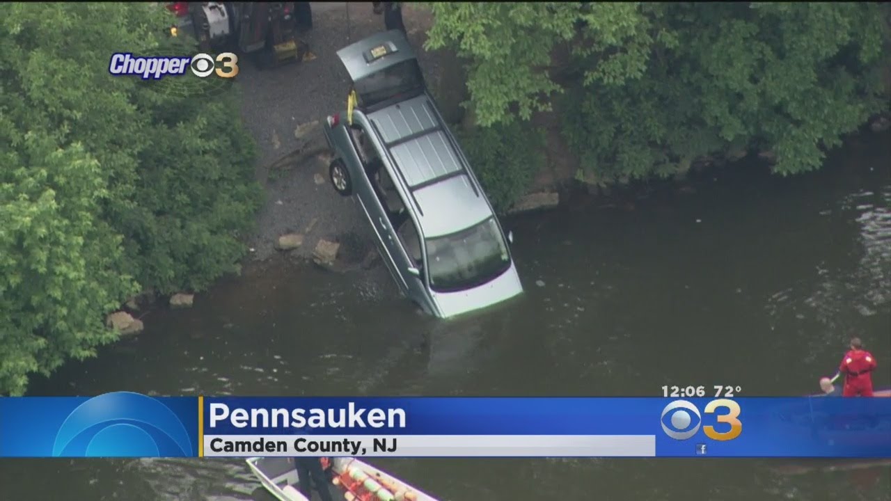 Police: Stolen Vehicle Found Submerged In Cooper River - YouTube