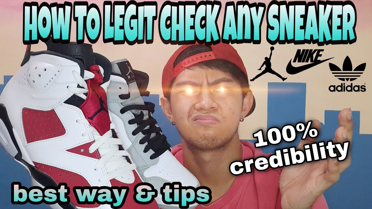 Best Way to Legit Check ANY SNEAKER!!! - YouTube