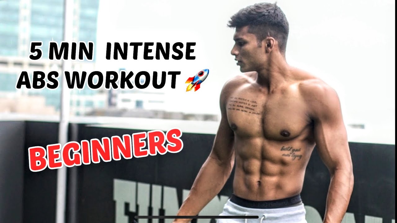 5 Min Intense ABS workout 💥🚀 ( Follow Along ) - YouTube