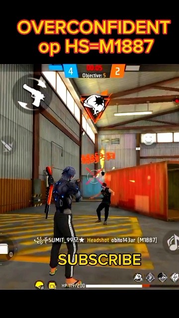 Overconfident mobile gamer Op game play #freefire # ...