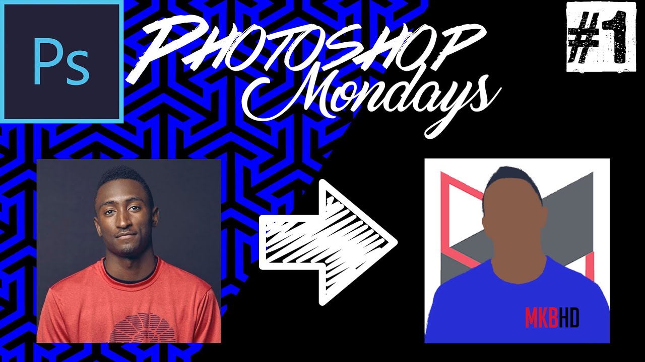 Photoshop Mondays #1: Create a MKBHD-styled cartooned Profile Picture ...