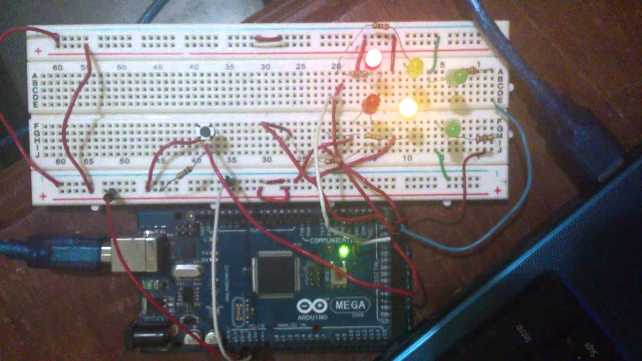Hacer 2 Semaforos Con Arduino Youtube