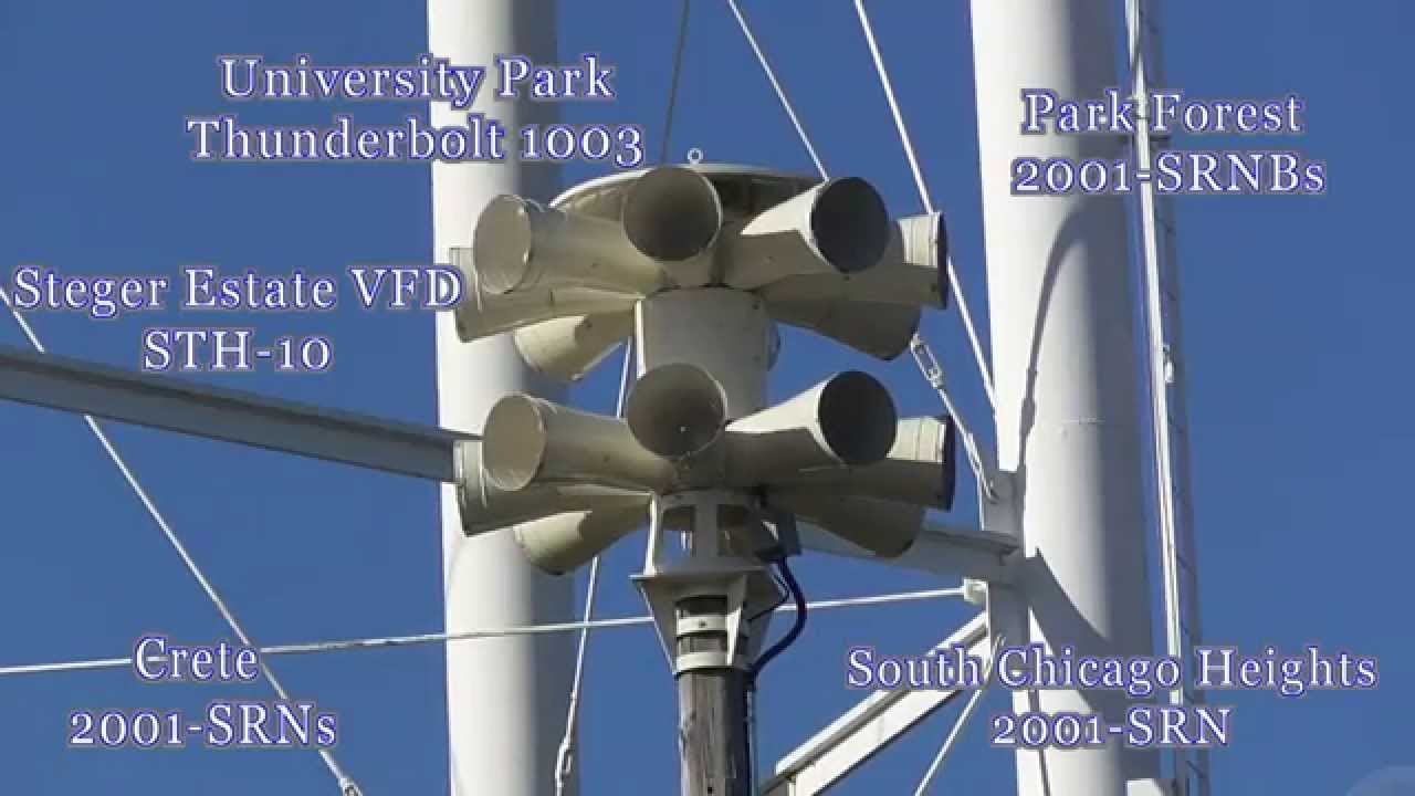 Siren Failure Unit: Steger, IL Sentry 20V2T - YouTube
