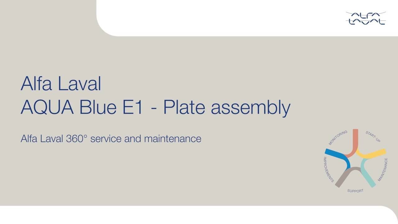 AQUA Blue E1 - Plate assembly - YouTube