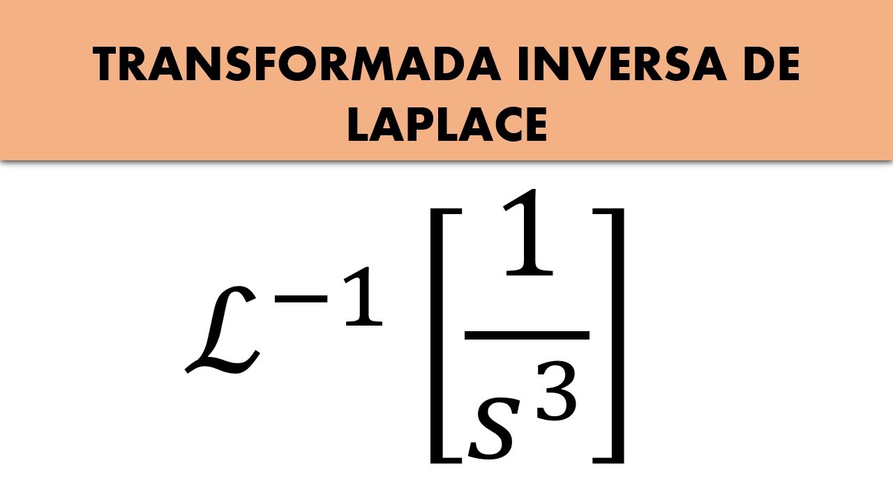 1. Transformada inversa de Laplace de 1/s^3 | Ejercicios 7.2 Problema 1 ...