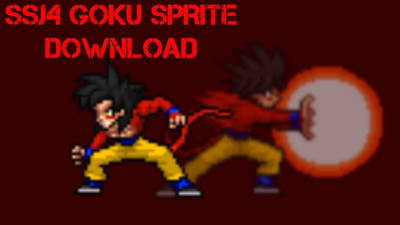 SSJ 4 Goku Sprite Download | Stick Nodes Pack - YouTube