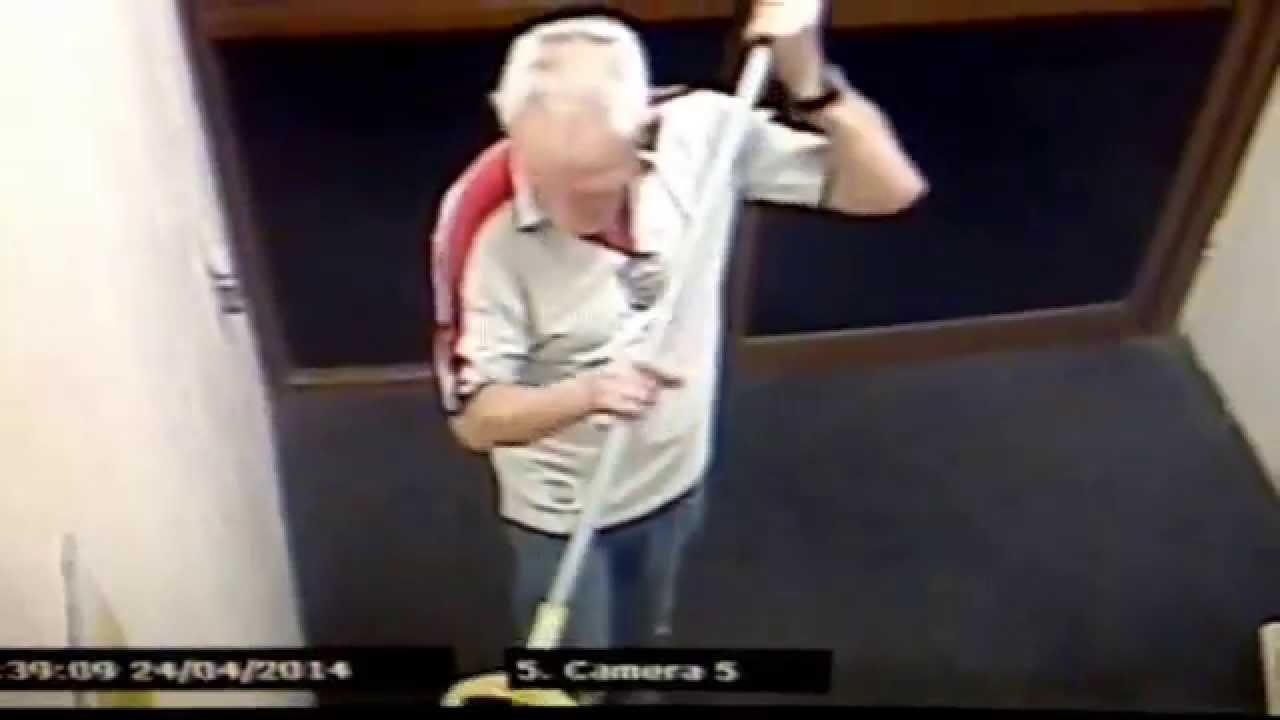 Mark Charlton mopping the carpet at caradoc hall Coventry - YouTube