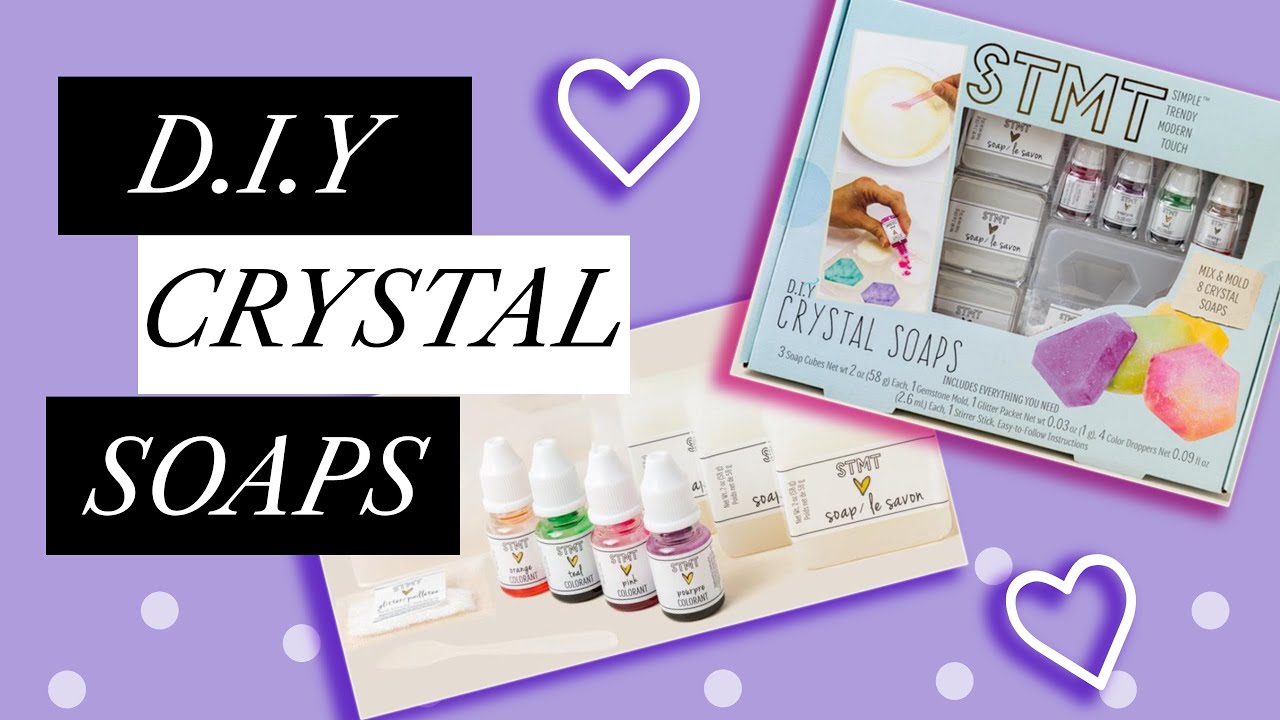 Making STMT Crystal Soaps - YouTube