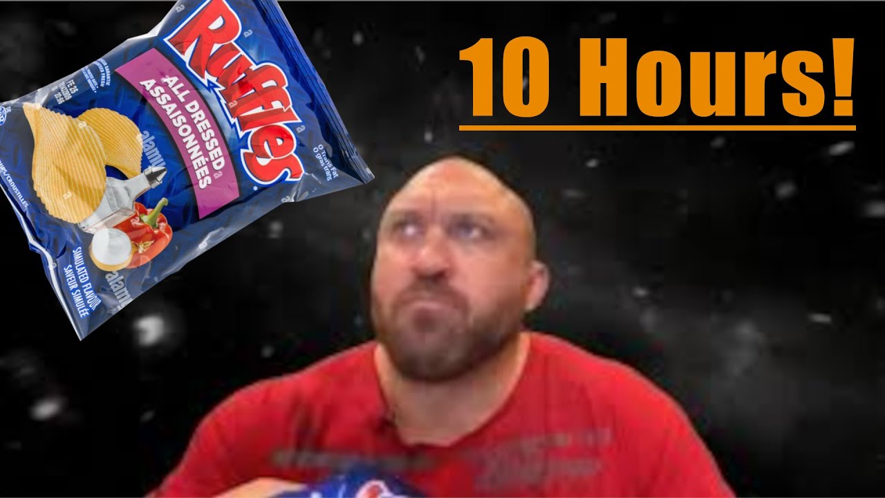 10 hours of The Man Eating Chips meme. Wrestler Ryback eating Ruffles ...