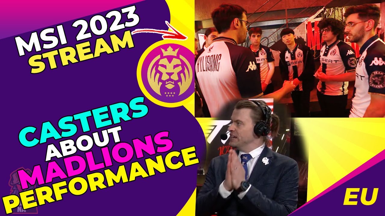MSI Casters About MadLions DOMINATING T1 - YouTube