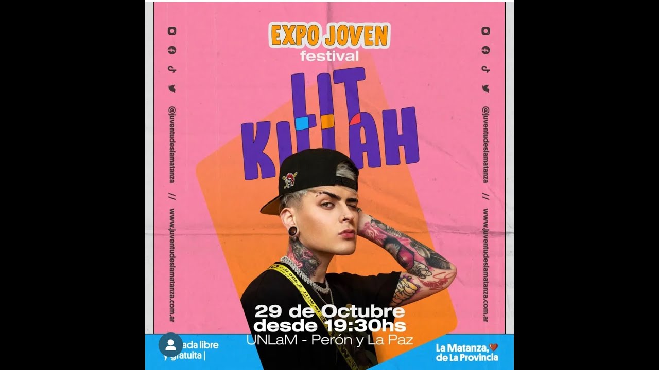 LIT KILLAH en VIVO desde La Matanza - YouTube
