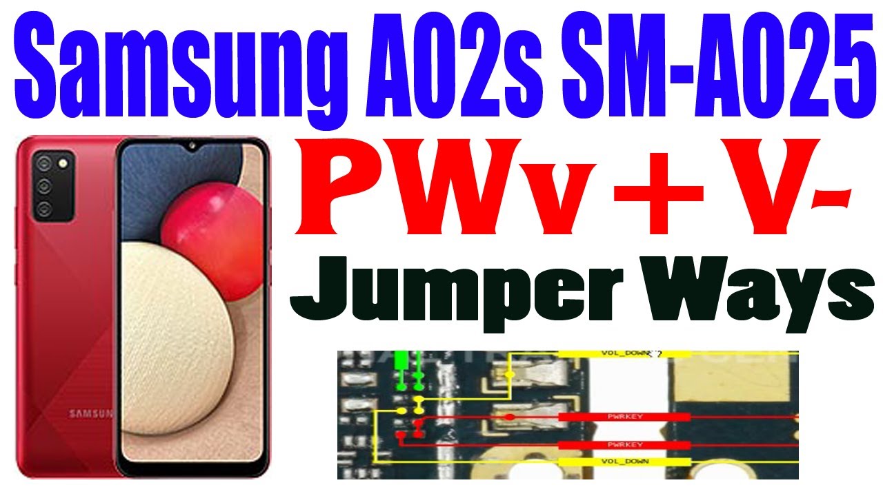 Samsung A02s SM-A025 PW on V+ V- Problem Repair All Supply Line #GSM ...