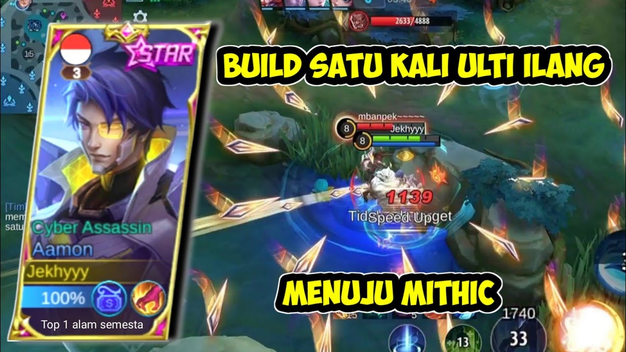 BUILD TERSAKIT AMON SEKALI ULTI MUSUH LANGSUNG MOKAD KILL 50 - MLBB ...