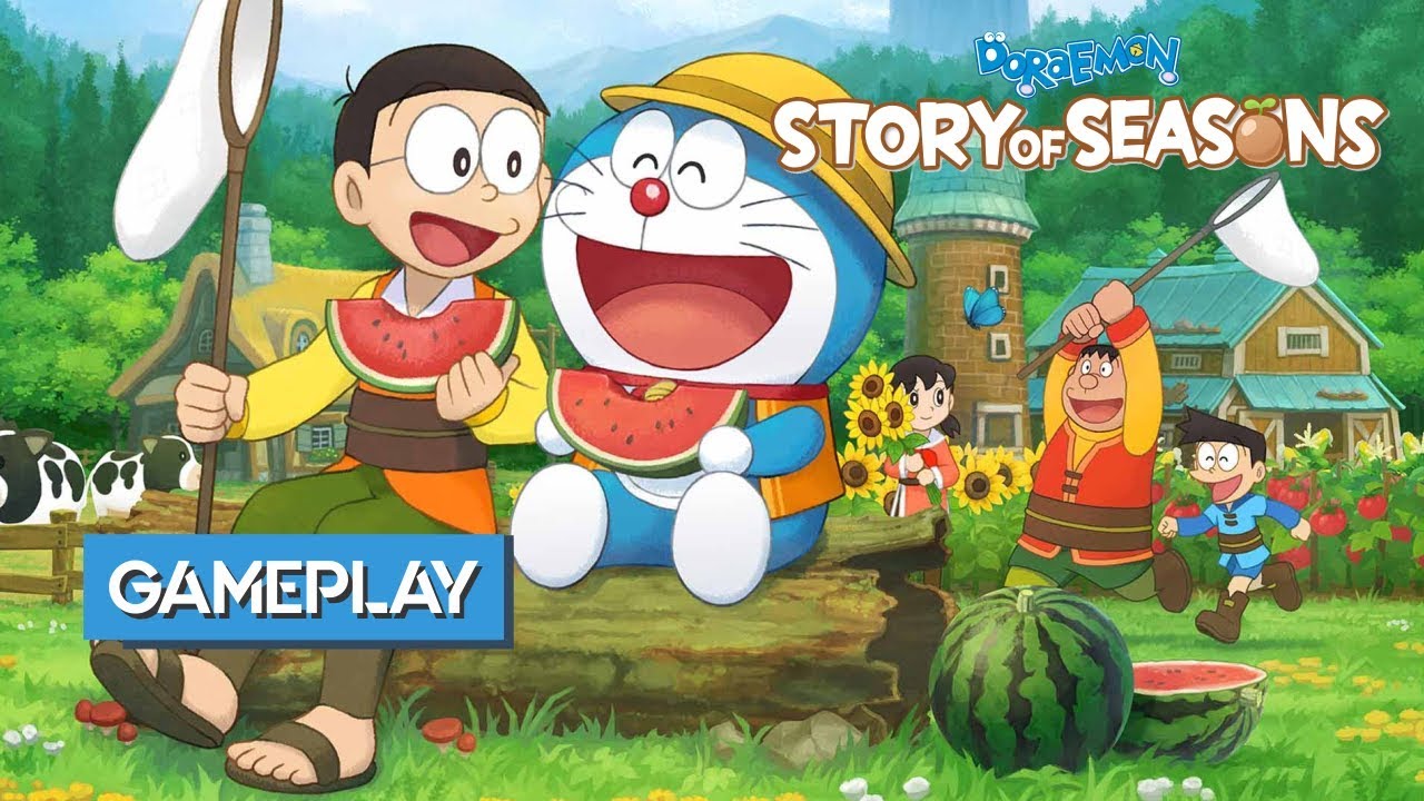 Gameplay Doraemon Story of Seasons: Terjebaknya Nobita dan Kawan ...