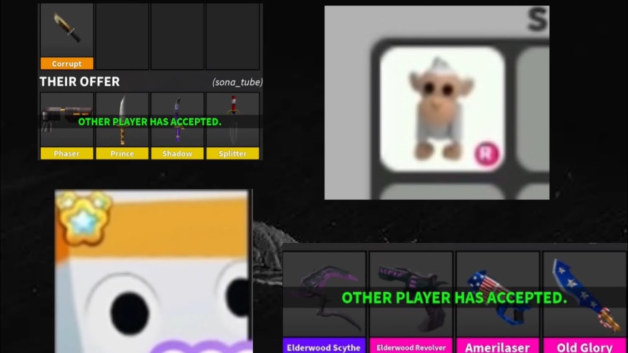 Proof 45 trading mm2 for adopt me and psx he added first - YouTube
