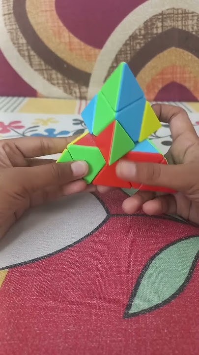 Pyraminx cube 2nd layer algorithm #shorts - YouTube