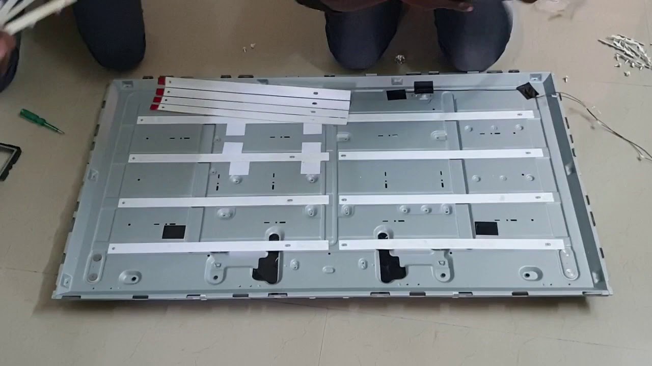Whats Inside LED TV ? Changing Backlight | Disassemble and Assemble LED ...