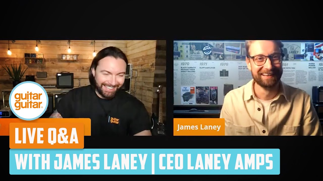 Live Q&A with James Laney, CEO of Laney Amplification - YouTube