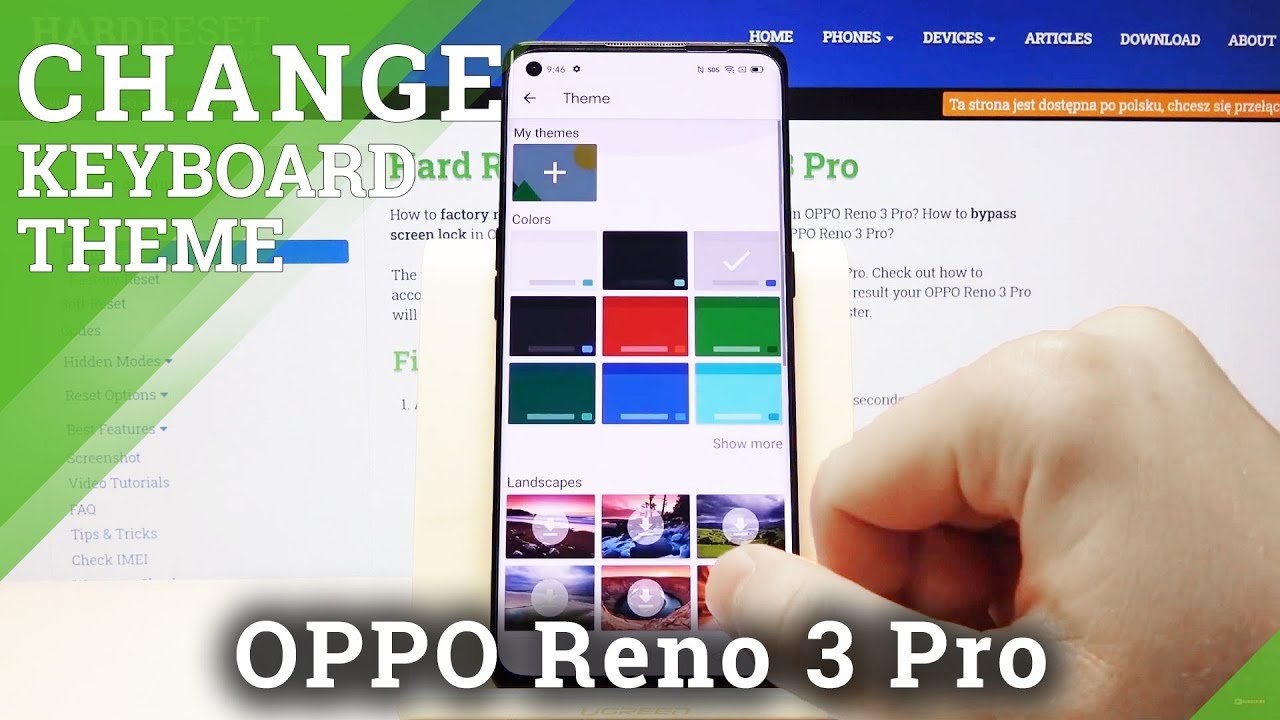 How to Change Lock Method in OPPO Reno 3 Pro – Screen Lock Type - YouTube