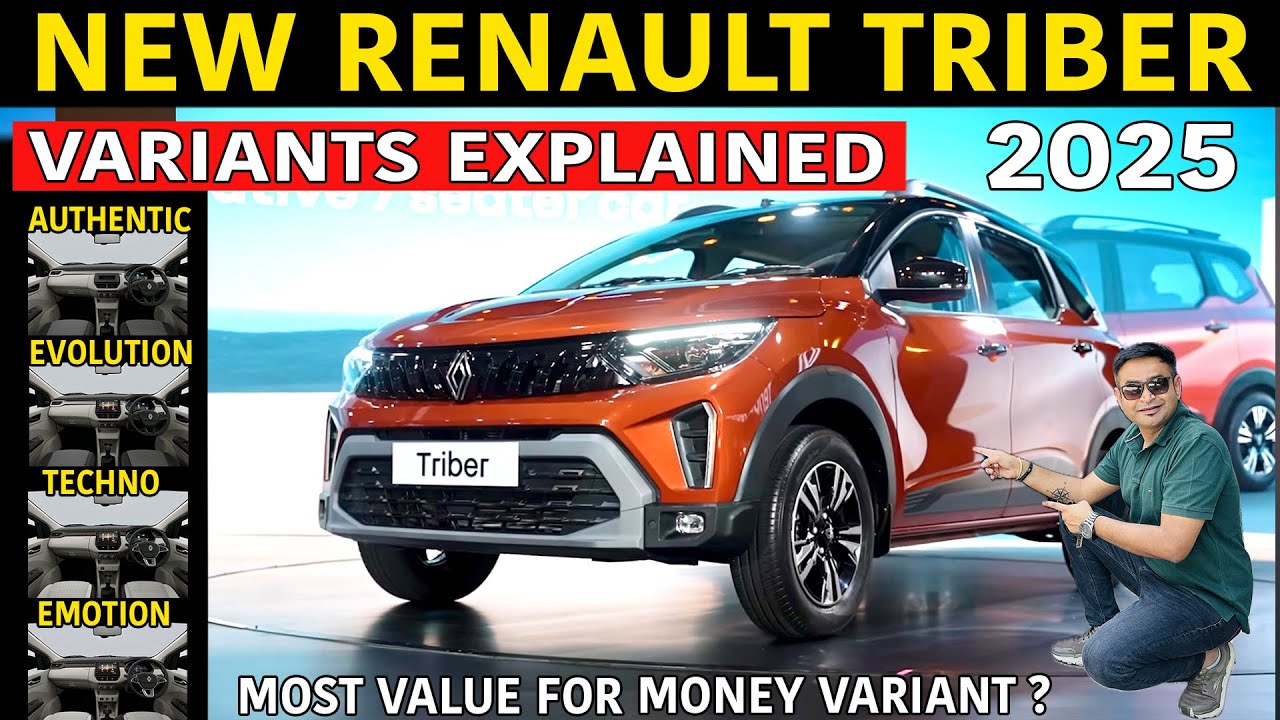 New Triber 2025 Variants Explained | Most Value For Money ? | Renault ...