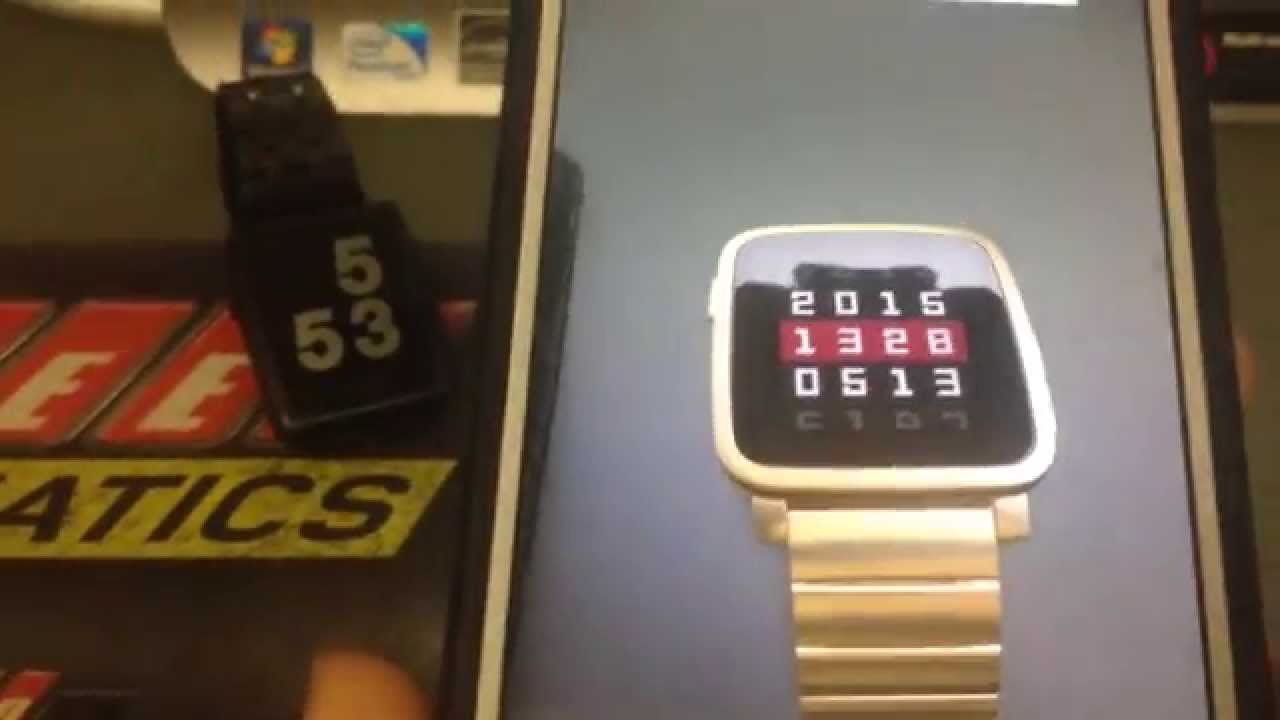 Pebble Time on your Wrist! (Virtual Smartwatch App by Dalpek) - YouTube