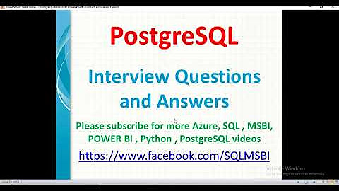 PostgreSQL Interview Questions - YouTube