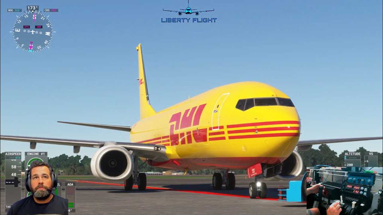 PMDG 737-800 Freighter flight PHTO to PHKO flight time 45 min (539) # ...