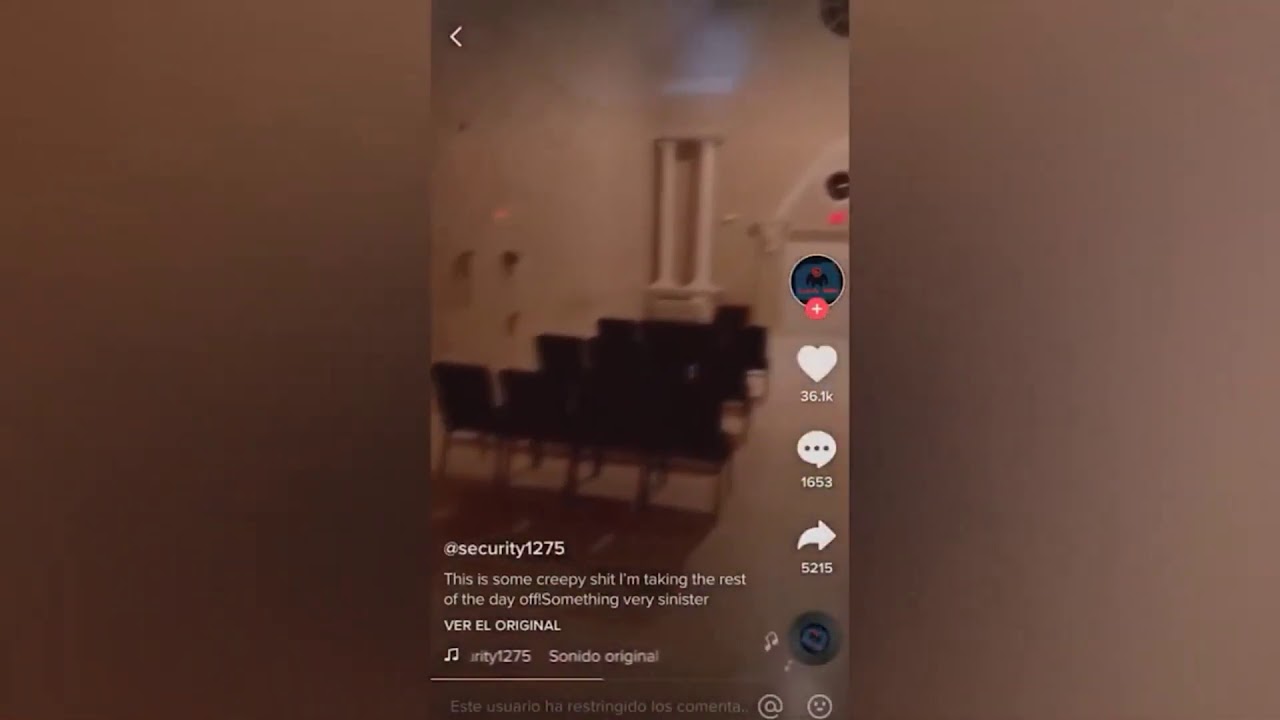 Los videos aterradores de tik tok Security 1275 - YouTube