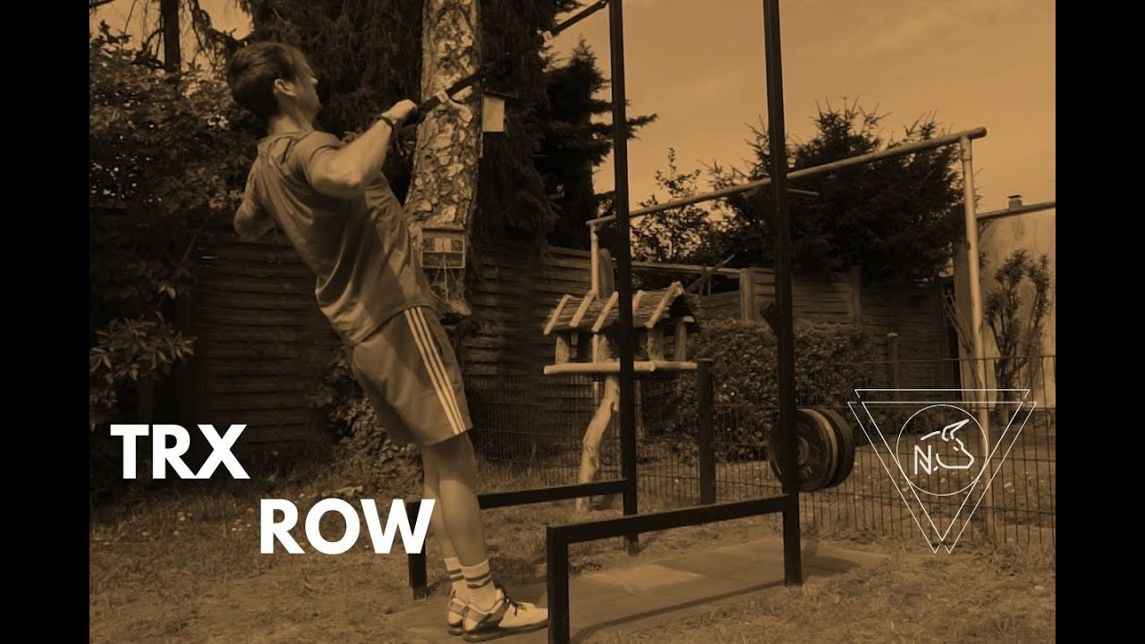 TRX Row | Variante: breit | Technik Tutorial - YouTube