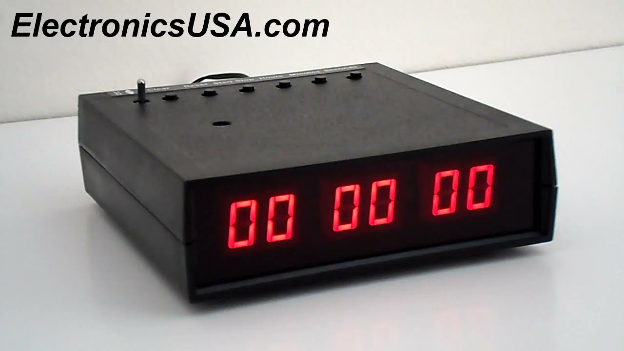 CK-39 Count Up After Countdown Timer for Negative Time. Counts Down ...
