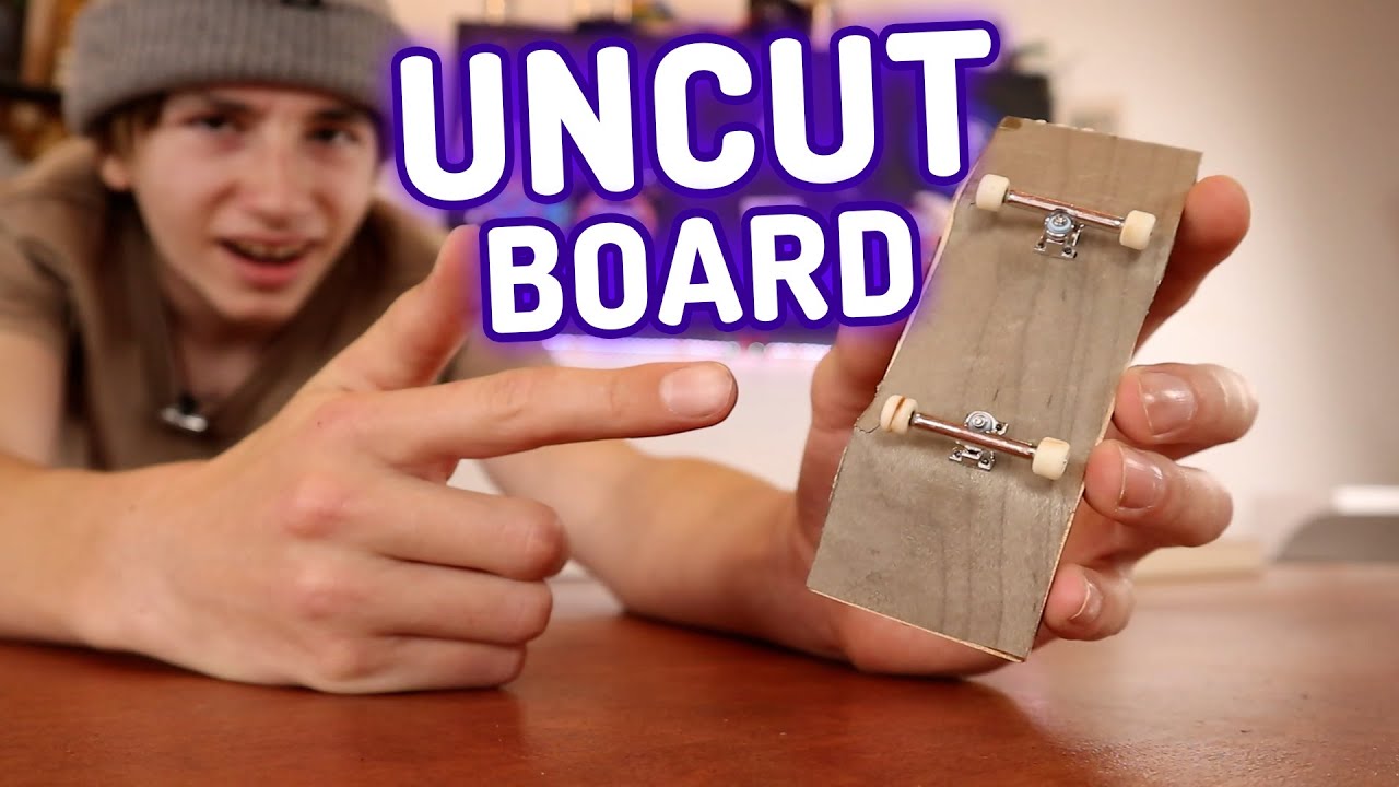 I Tried Fingerboarding With an Un Finished Fingerboard!?? - YouTube