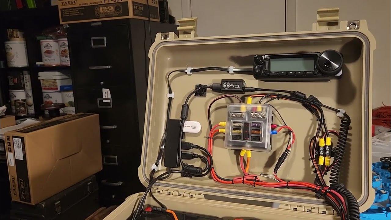 Yaesu FT-891 Portable Box (Completed) - YouTube
