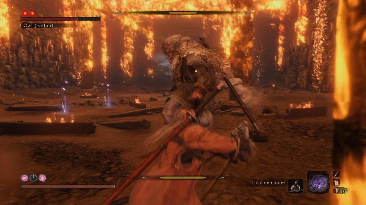 Owl (Father) Boss Fight Sekiro: Shadows Die Twice - YouTube