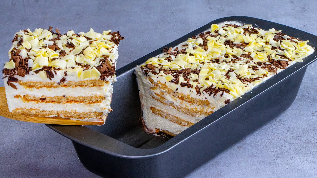 Just 5 ingredients and 5 minutes - the most delicious cake in the tray ...