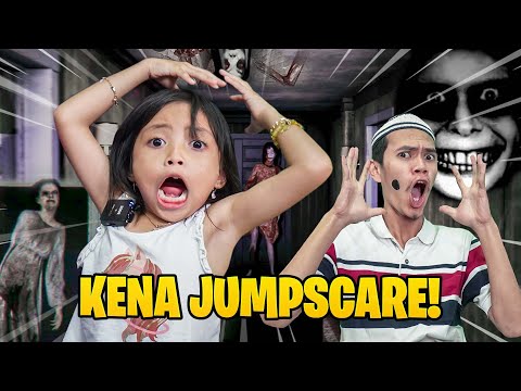 SEHARIAN LEIKA DAN TOMPEL JANTUNGAN MAIN GAME HORROR 😱😨KOMPILASI LEIKA GAMING 1 JAM