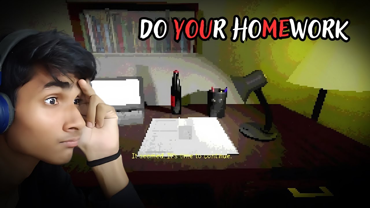 Do Your Homework Horror Game | SubnoPlayz - YouTube
