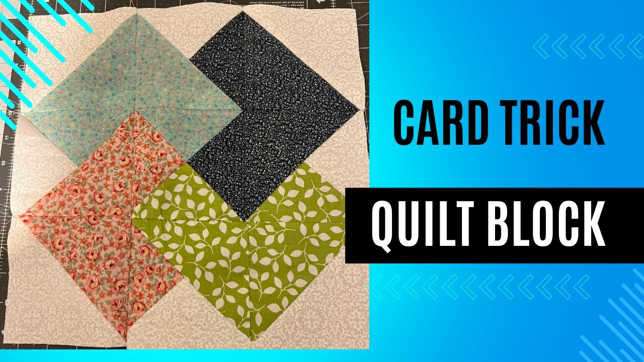 Card Trick Quilt Block Sampler Sew along Week Two - YouTube
