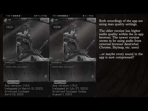 GBF Mobile App audio patch 7/27/23 demonstration