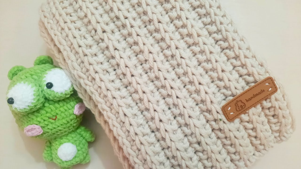 [ Dễ] Hướng dẫn đan khăn siêu chi tiết. Ep 3: Đan mẫu khăn Lover | Sol Knitting - YouTube