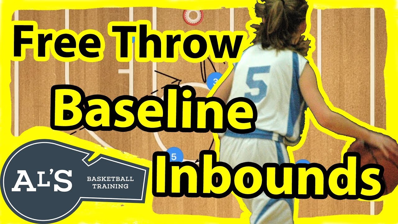 Foul Line Stack Baseline Inbounds Plays vs Man to Man Defense - YouTube