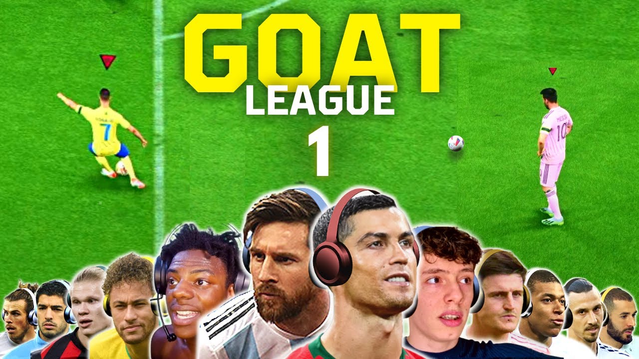 GOAT LEAGUE: Messi & Ronaldo play FIFA! (game 1) - YouTube