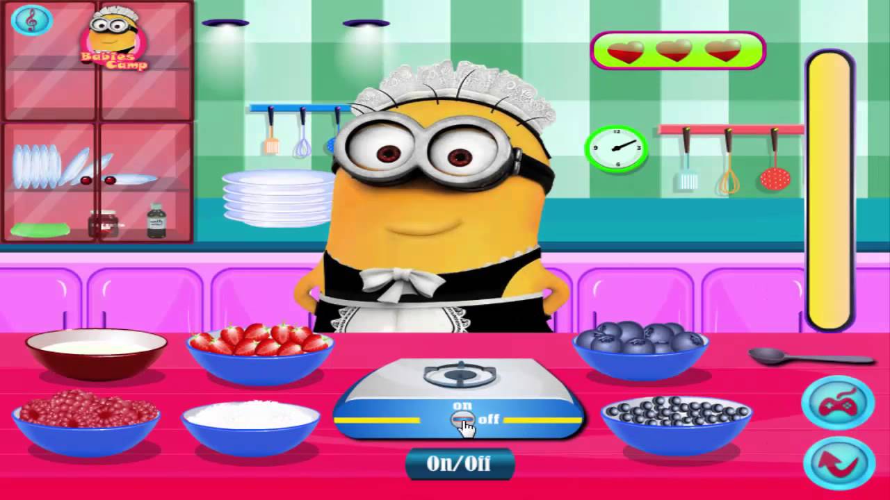 Play with Minion Games Cooking Pancake and Injured - YouTube